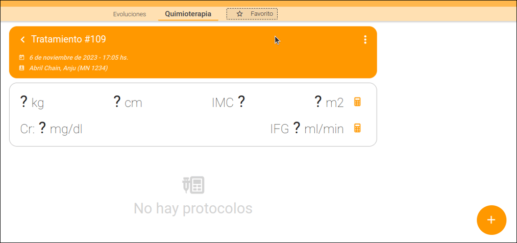 ¿Cómo asignar un protocolo de Quimioterapia?